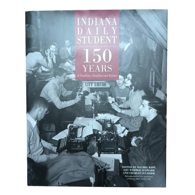 China Exceptional Double-Sided Custom Coffee Table Book Printing: Discover the Intricacies of 150 Years Indiana Daily Students for sale