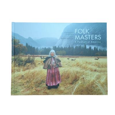 China Folk Masters  Full Color Coffee Table Book Printing Glossy Art Paper Smyth Sewn Binding For Stylish Home Decor for sale