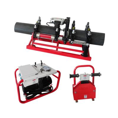 China 50-160mm hdpe plastic pipe butt welding machine factory for sale