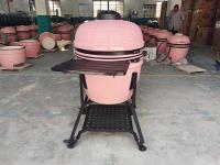 China 22 Inch Ceramic Kamado Grill Charcoal BBQ with Bamboo Handle 57kg for sale