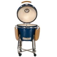 China 15 Inch Ceramic Charcoal Kamado Grill Includes Ash Tool for sale