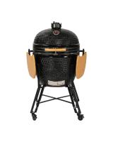 China 50kg Charcoal Kamado Grill 24 Inch 200-700°F Ceramic BBQ Smoker for sale