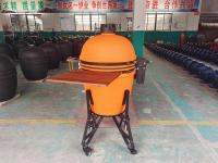 China Damping Hinge Orange Urban Charcoal Kamado Grill for sale