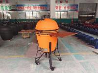 China Damping Hinge Orange Urban Charcoal Kamado Grill for sale