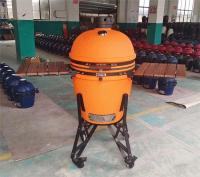 China Damping Hinge Orange Urban Charcoal Kamado Grill for sale