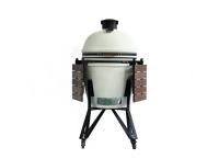China Bubble White Glaze Charcoal Kamado Grill 21.5 Inch 57*65cm for sale