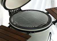 China Bubble White Glaze Charcoal Kamado Grill 21.5 Inch 57*65cm for sale