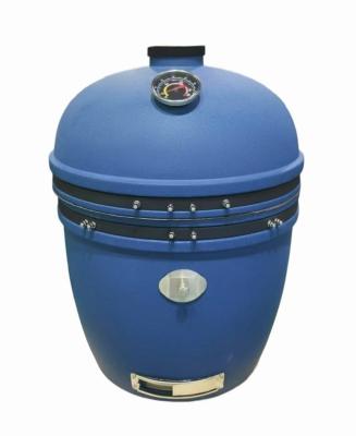 China Blue bubble Glazed Charcoal Kamado Grill 27 Inch BBQ for sale