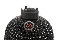 China Ceramic Kamado Grill 38cm 15 Inch Charcoal BBQ Garden Cooker Black for sale