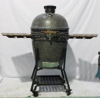 China Black 54.6cm 21.5 Inch Ceramic Charcoal BBQ Cast Iron Grate for sale