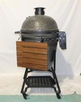 China Black 54.6cm 21.5 Inch Ceramic Charcoal BBQ Cast Iron Grate for sale