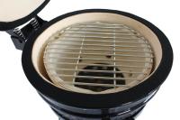 China 15 Inch Ceramic Kamado Grill 38.1cm Portable Charcoal BBQ SGS Approved for sale