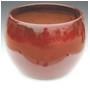 China Green 58cmx41cm Ceramic Outdoor Pots For Plants for sale