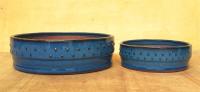China Garden Decoration 20x6.5cm Indoor Ceramic Flower Pots for sale