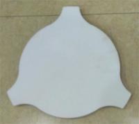 China Ceramic Kamado Grill Heat Deflector 380mm for 22 Inch BBQ Accessories Pizza Stone for sale