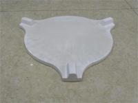 China Ceramic Kamado Grill Heat Deflector 380mm for 22 Inch BBQ Accessories Pizza Stone for sale