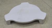 China 21.5 Inch 54.6cm Ceramic Heat Deflector for Kamado Grill BBQ Accessories Pizza Stone for sale