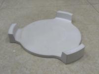 China 21.5 Inch 54.6cm Ceramic Heat Deflector for Kamado Grill BBQ Accessories Pizza Stone for sale