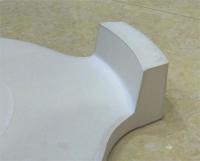 China 21.5 Inch 54.6cm Ceramic Heat Deflector for Kamado Grill BBQ Accessories Pizza Stone for sale