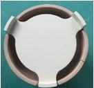 China 21.5 Inch 54.6cm Ceramic Heat Deflector for Kamado Grill BBQ Accessories Pizza Stone for sale