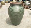 China 51cmx78cm Rustic Garden Plant Pots , Blue Large Rustic Garden Pots for sale