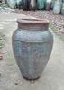 China 51cmx78cm Rustic Garden Plant Pots , Blue Large Rustic Garden Pots for sale