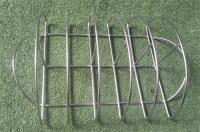 China 304 Stainless Steel BBQ Rib Rack 38x21.5x11cm Smoker Grill Accessories for sale