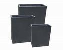 China UV Resistant Fiber Clay Planter 75x33x96.5cm Non Toxic Outdoor Garden Pot for sale