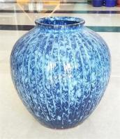 China 27cmx28cm Glazed Large Indoor Ceramic Plant Pots for sale