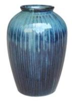 China 23.5x35cm Ceramic Indoor Pots , Round Decorative Ceramic Planters Indoor for sale