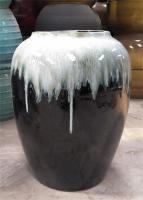 China 50x64cm Glazed Large Outdoor Ceramic Pots For Plants for sale