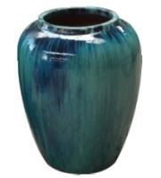 China 50x64cm Glazed Large Outdoor Ceramic Pots For Plants for sale