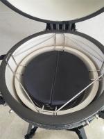 China Damping Hinge Gey 150x78x135cm Charcoal Kamado Grill for sale