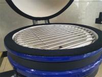 China Charcoal Blue Kitchenware 12.5 Inch SGS Small Ceramic BBQ for sale