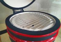 China SGS Red Ceramic Kamado Grill , 31.8cm Mini Kamado Grill for sale