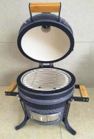 China Kitchenware Dark Grey 12.5 Inch 31.8cm Small Ceramic Grill for sale