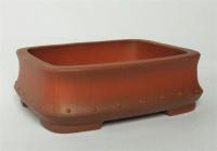 China Unglazed Bonsai Flower Ceramic Pots For Indoor Plants for sale