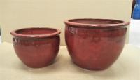 China 44x32cm Ceramic Outdoor Pots For Plants for sale