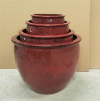 China 44x32cm Ceramic Outdoor Pots For Plants for sale