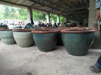 China Garden Decoration 53cmx49cm Rustic Flower Pots Planters for sale