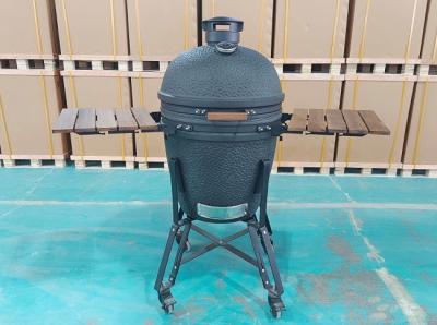 China 150x78x135cm Ceramic Kamado Grill 21.5 inch with Damping Hinge Urban Glaze for sale
