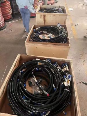 China CAT 320D 320D2 Excavator Full Set Hydraulic Oil Hoses / Pipes Assembly Replacement Kit for sale