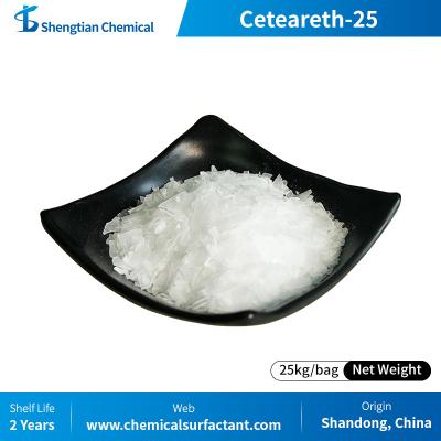China Ceteareth 25 Cas 68439-49-6  Nonionic Surfactant Hydrophilic Stable Thickening Emulsifier for sale