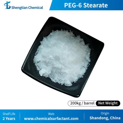 China PEG-6 Stearate CAS 9004-99-3 Nonionic Ester Emulsifier With Stable Nonionic Characteristics HLB Value  9-10 for sale