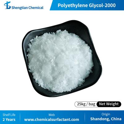 China Polyethylene Glycol Liquid With Thickening & Rheology Control Polyethylene Glycol Peg 2000 CAS 9004-99-3 for sale