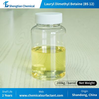 China Lauryl Dimethyl Betaine BS-12 CAS 683-10-3 Amphoteric Surfactant With Low Irritation for sale