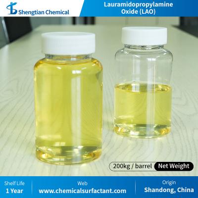 China Lauramidopropylamine Oxide Lao Cas 61792-31-2 Biodegradable Amphoteric Surfactant With Low Irritation Thickening for sale