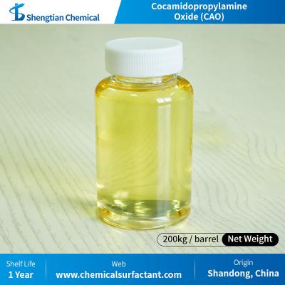China Cocamidopropylamine Oxide CAO CAS 68155-09-9 Amphoteric Surfactant with Foam Stabilizing Antistatic for sale