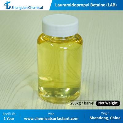 China Biodegradable Lauramidopropyl Betaine LAB Low Irritation Amphoteric Surfactant  4292-10-8 for sale