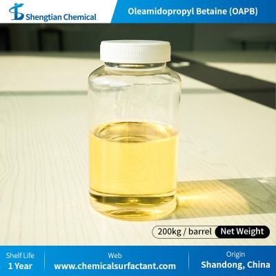 China Oleamidopropyl Betaine OAPB Liquid CAS 25054-76-6 Amphoteric Surfactant With Rich Creamy Foam Skin Feel for sale